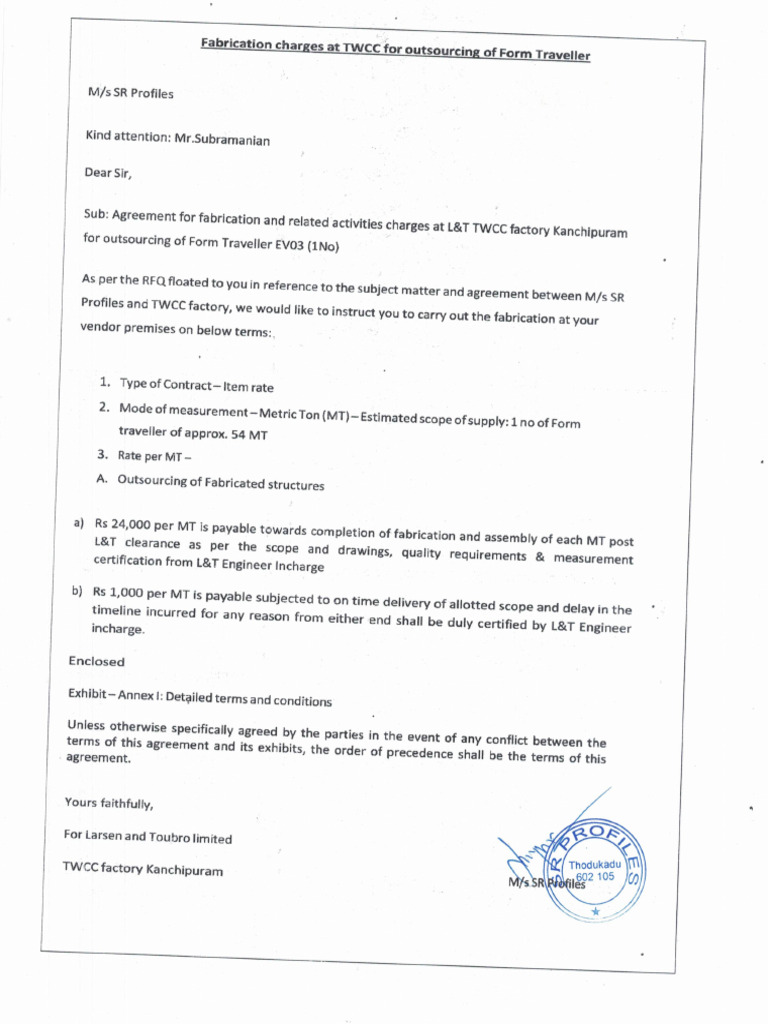 Form Traveller | PDF