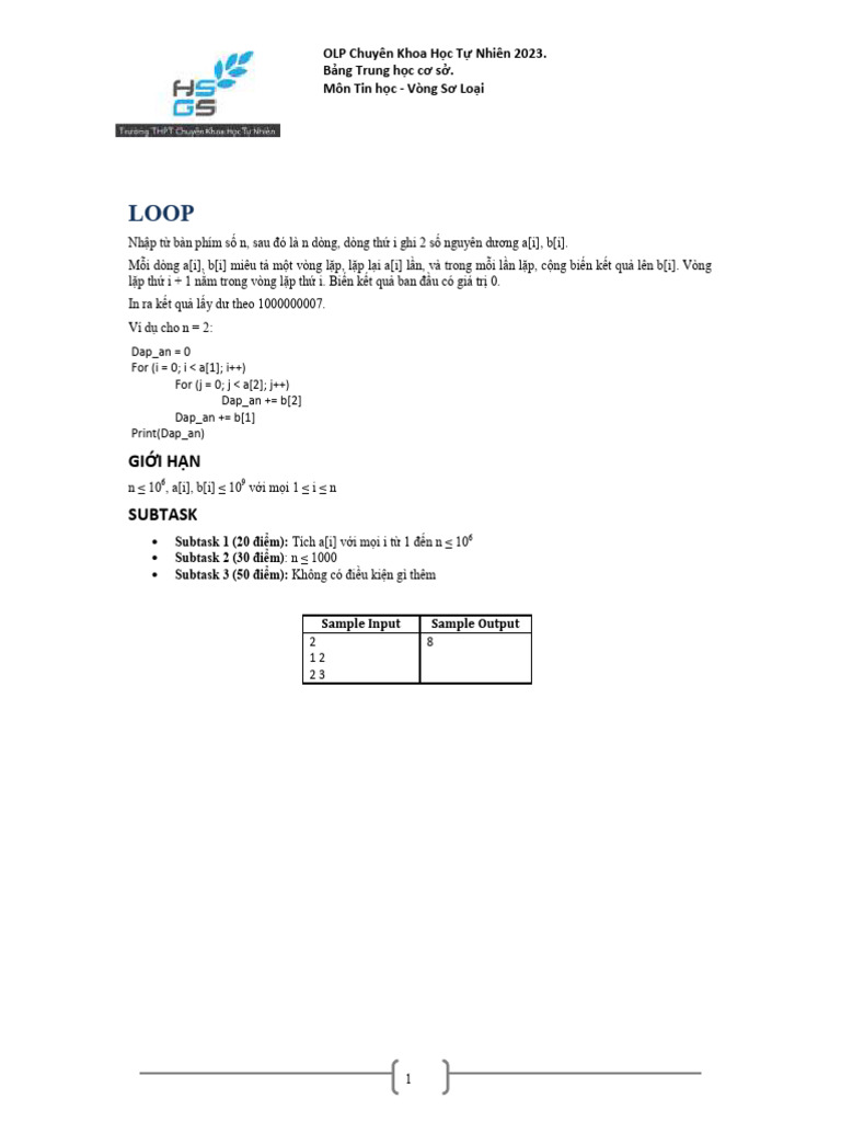 LOOP (Vi) | PDF