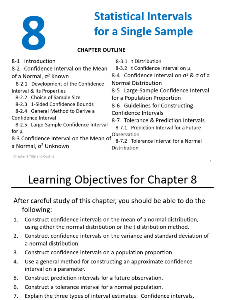 Confidence Intervals for Engineers | PDF | Normal Distribution ...