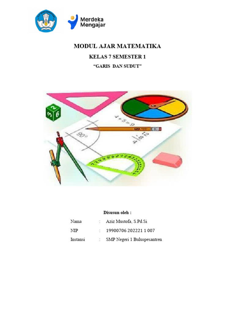 Modul Ajar Garis Dan Sudut | PDF