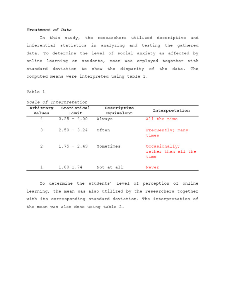 Treatment of Data | PDF | Statistics | Applied Mathematics