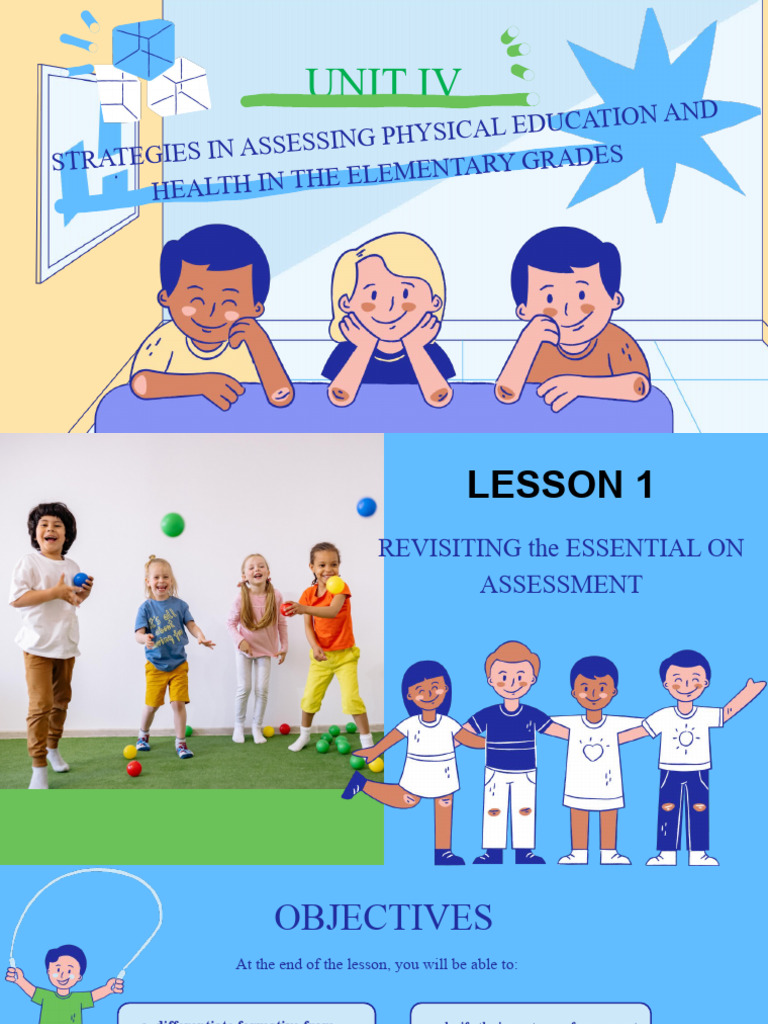 Peh Unit4 Lesson 1 Report | PDF | Educational Assessment | Teachers