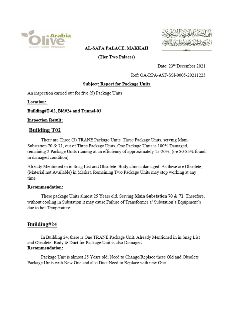 Package Units Report | PDF