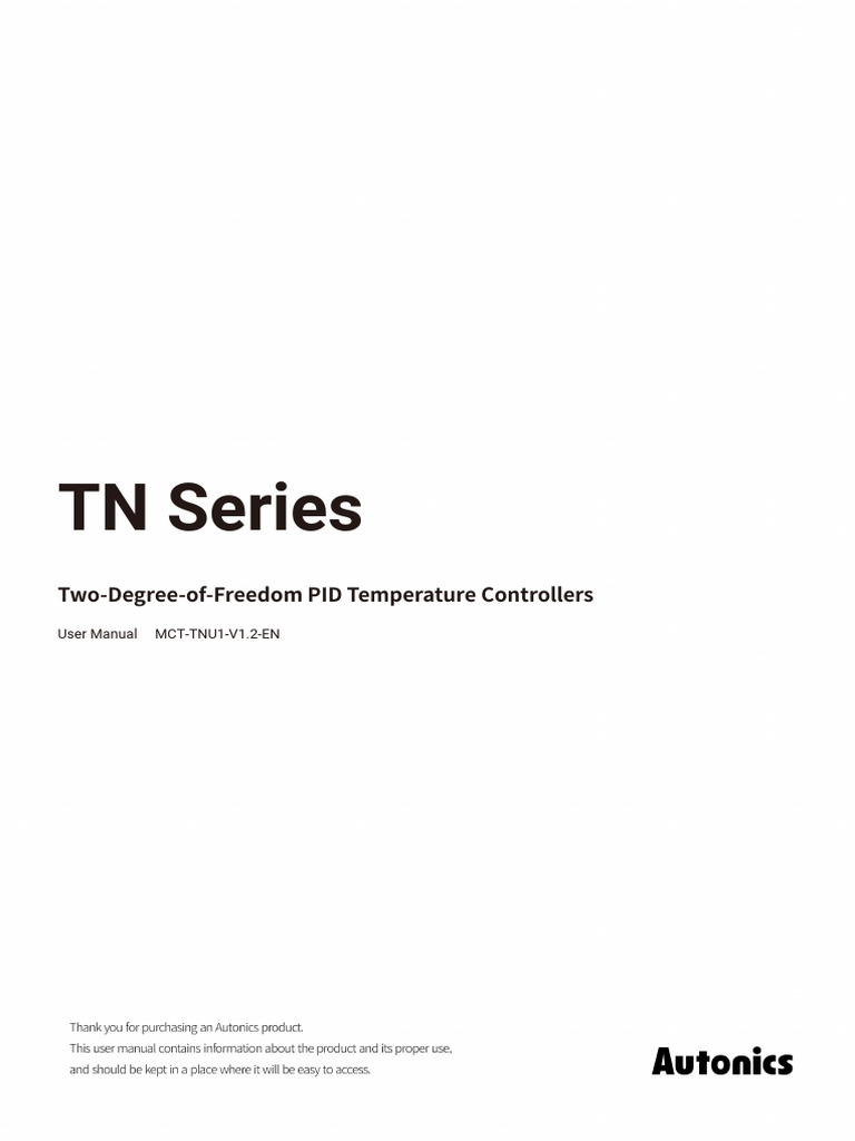 MCT Tnu1 V1 2 en - W | PDF | Thermocouple | Electrical Connector