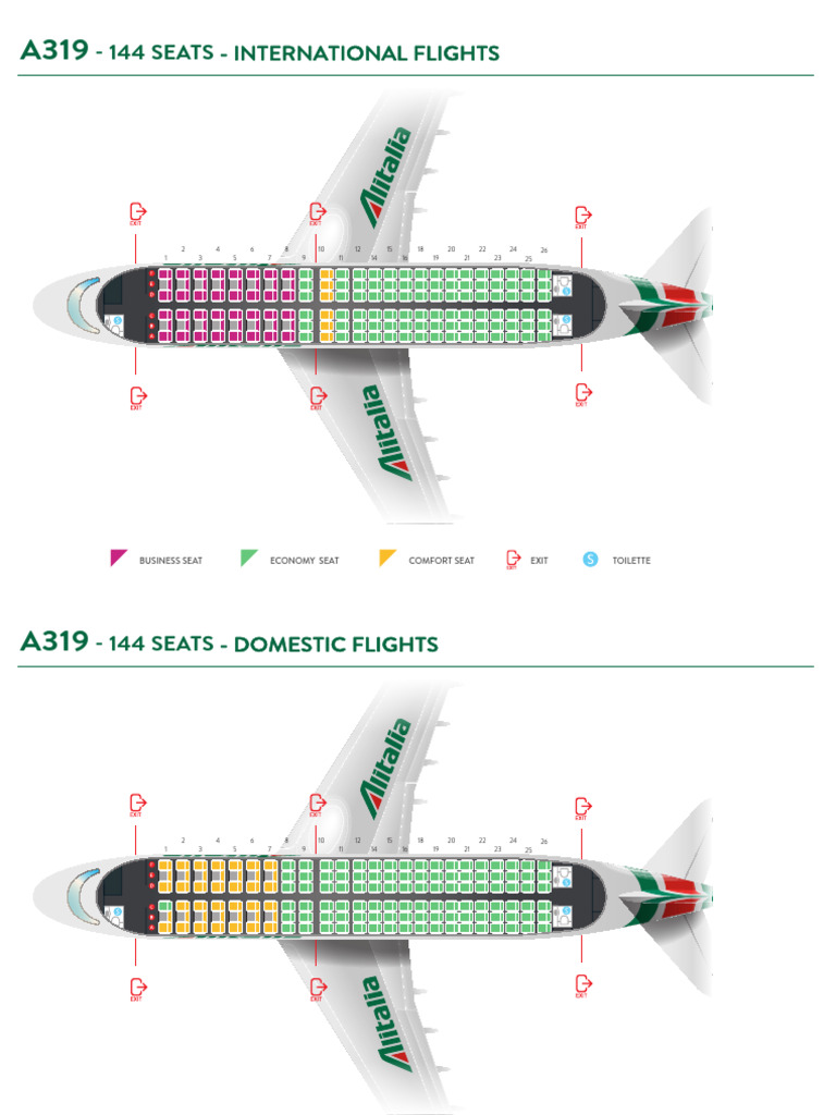 Seat Map A319 | PDF
