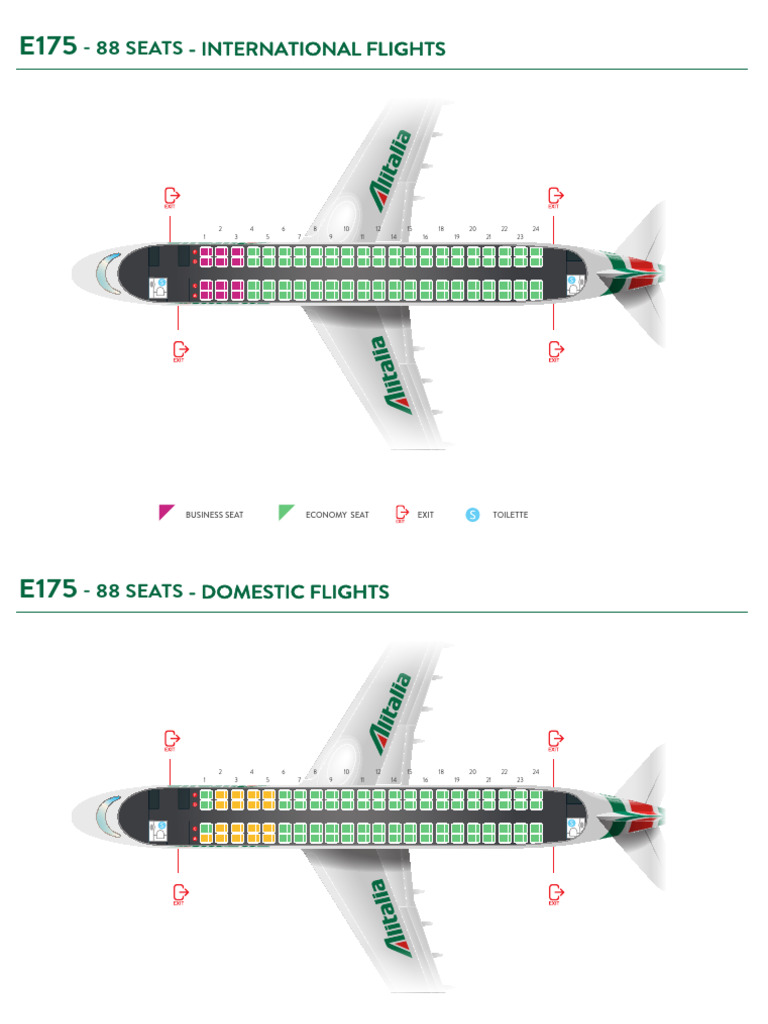 Seat Map E175 | PDF