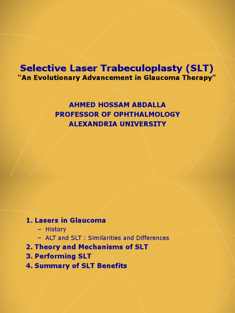 SLT 2003 | Download Free PDF | Glaucoma | Medical Specialties