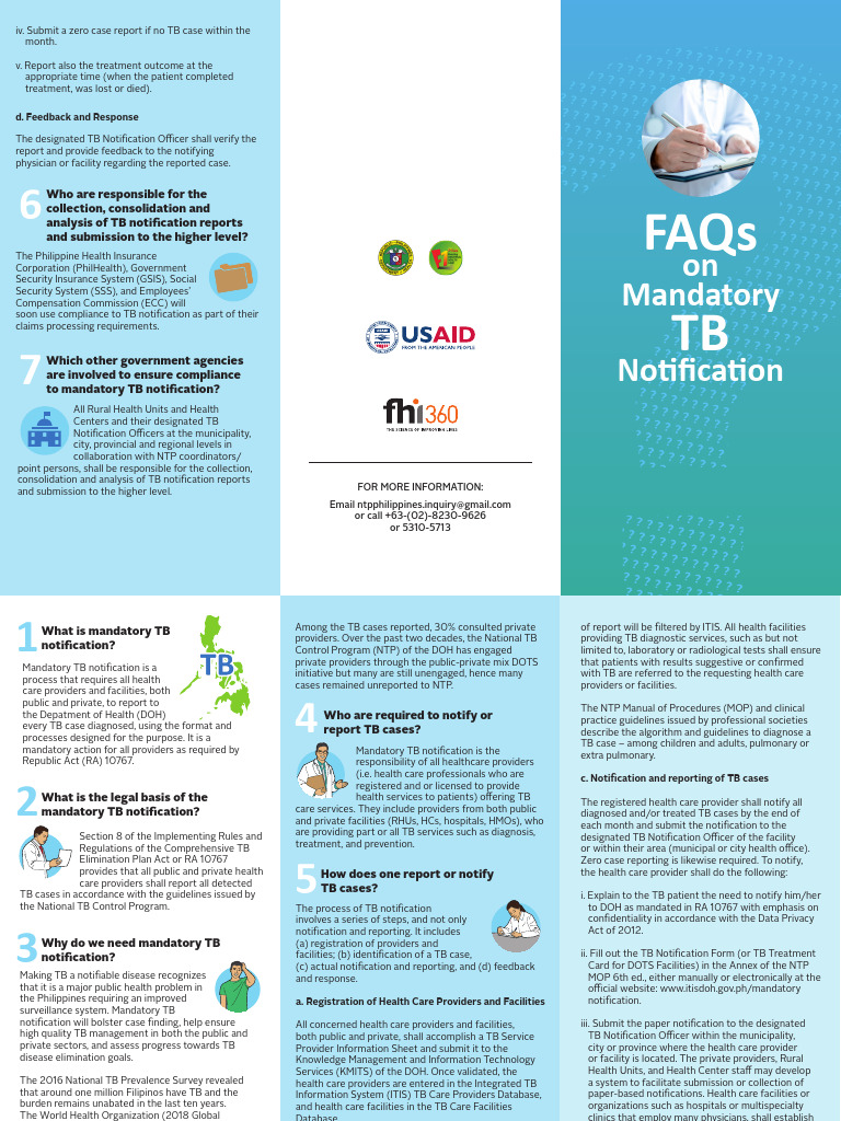 Mandatory TB Notification Guidelines | PDF | Tuberculosis | Health Care