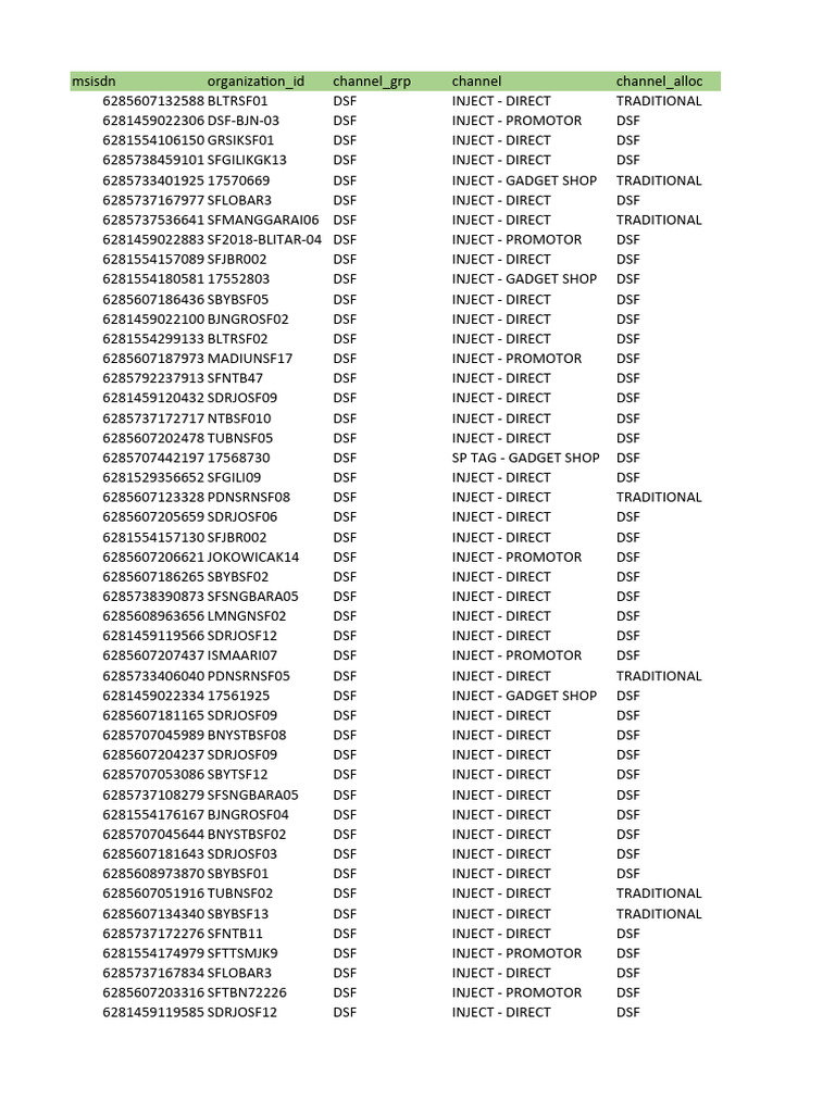 MSISDN Data Injection Overview | PDF