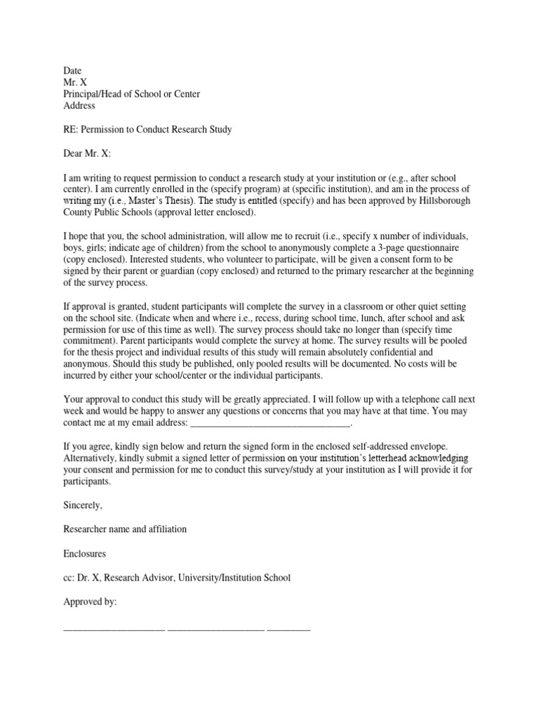 Principal Letter Example | PDF | Science & Mathematics
