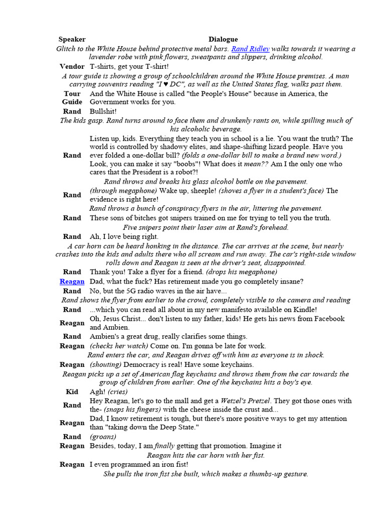 Inside Job Script Episode 1 | PDF