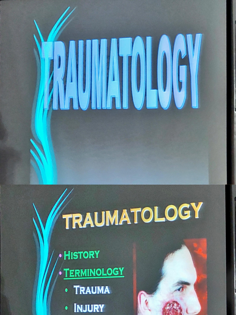 Traumatology | PDF