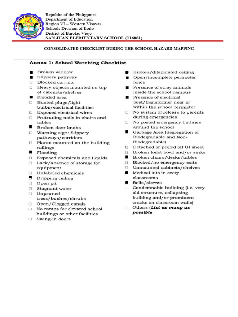 Sjes 116081 Hazard Mapping Report | PDF | Emergency Management ...