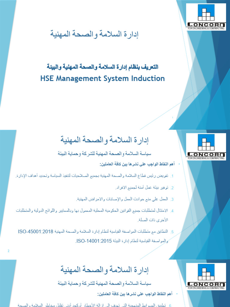 HSE Management System Induction | PDF