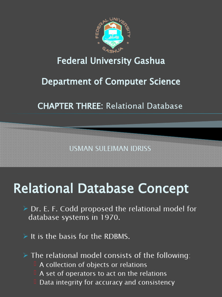 Cps405 Ch03 Pdf Sql Relational Database 
