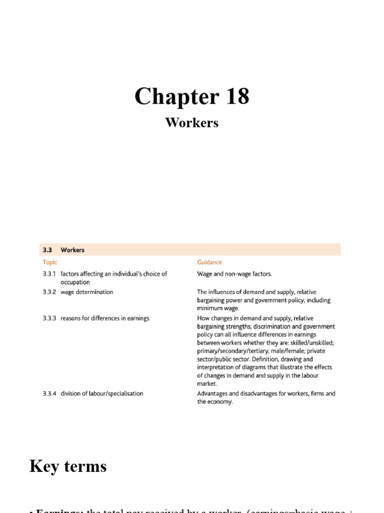 Chapter 18 | PDF | Labour Economics | Employment
