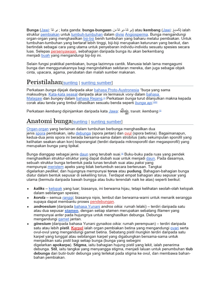 Bunga | PDF