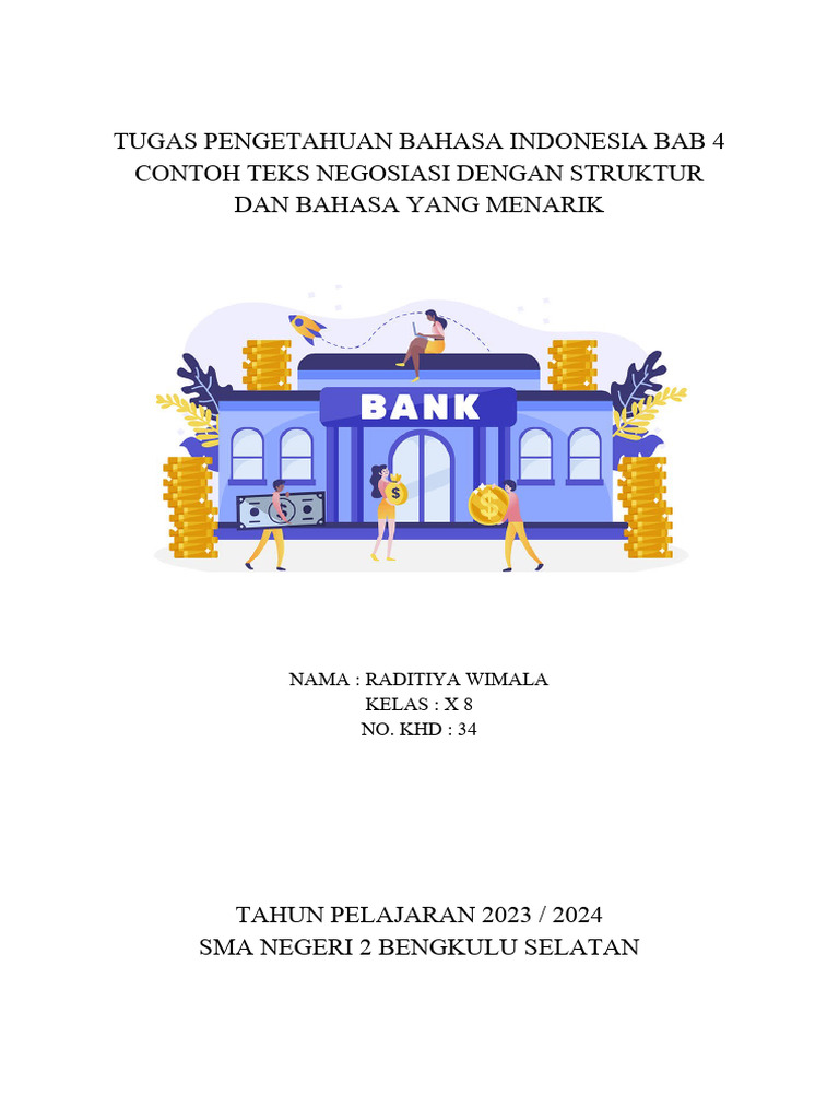 Tugas Pengetahuan Bahasa Indonesia Radit | PDF