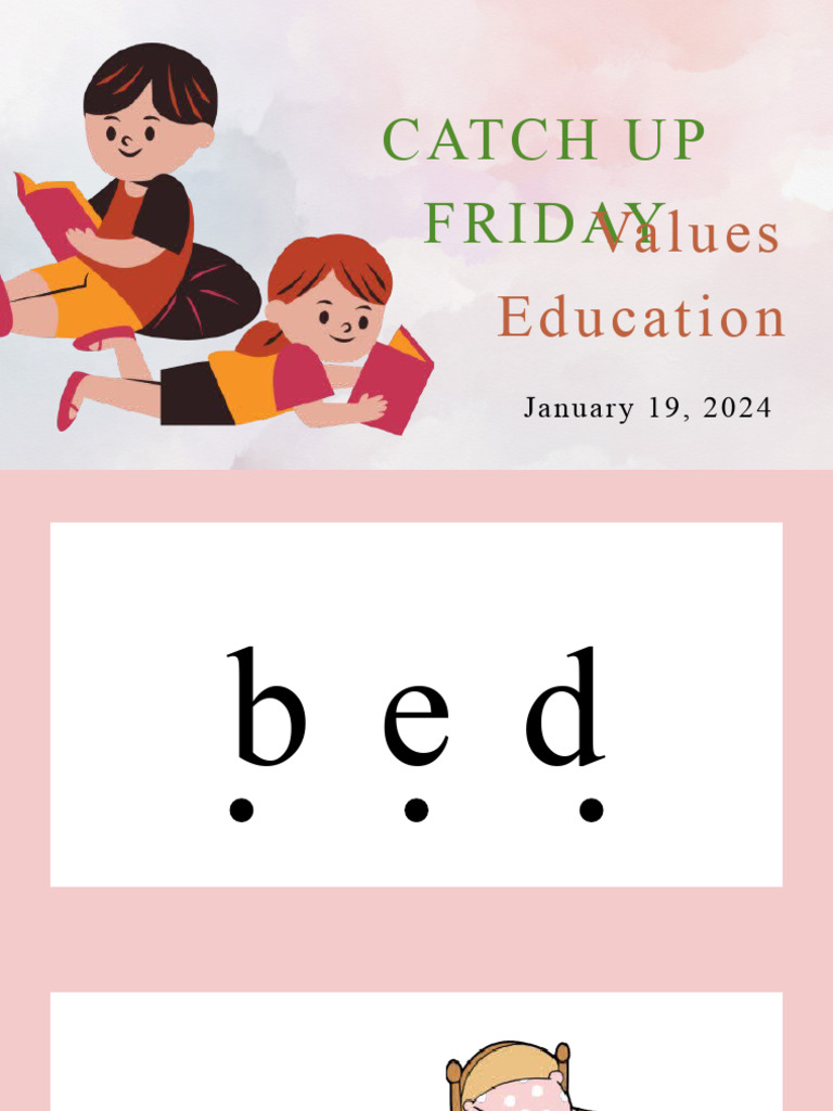 0119 PPT VALUES EDUC2 Catch Up Friday | PDF