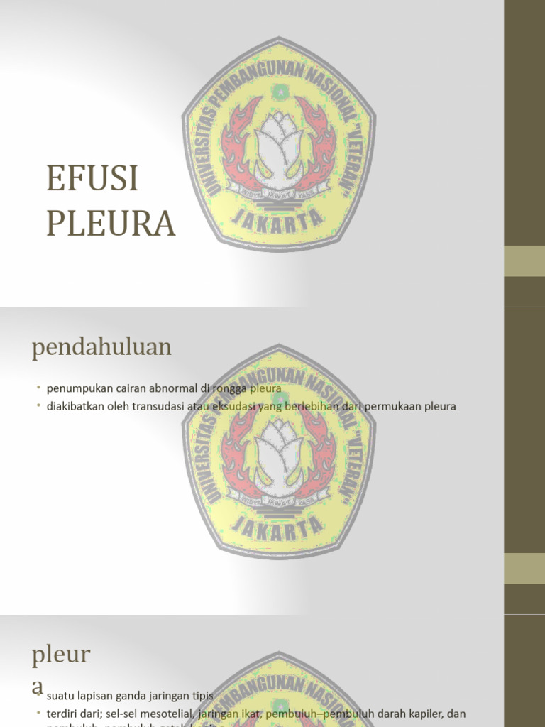 Efusi Pleura | PDF