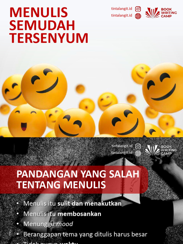 Menulis Semudah Tersenyum Populer - BWC | PDF Menulis Semudah Tersenyum Populer - BWC | PDF
