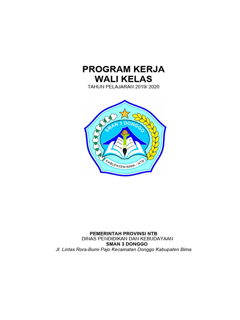 Contoh Laporan Wali Kelas | PDF | Karier & Perkembangan