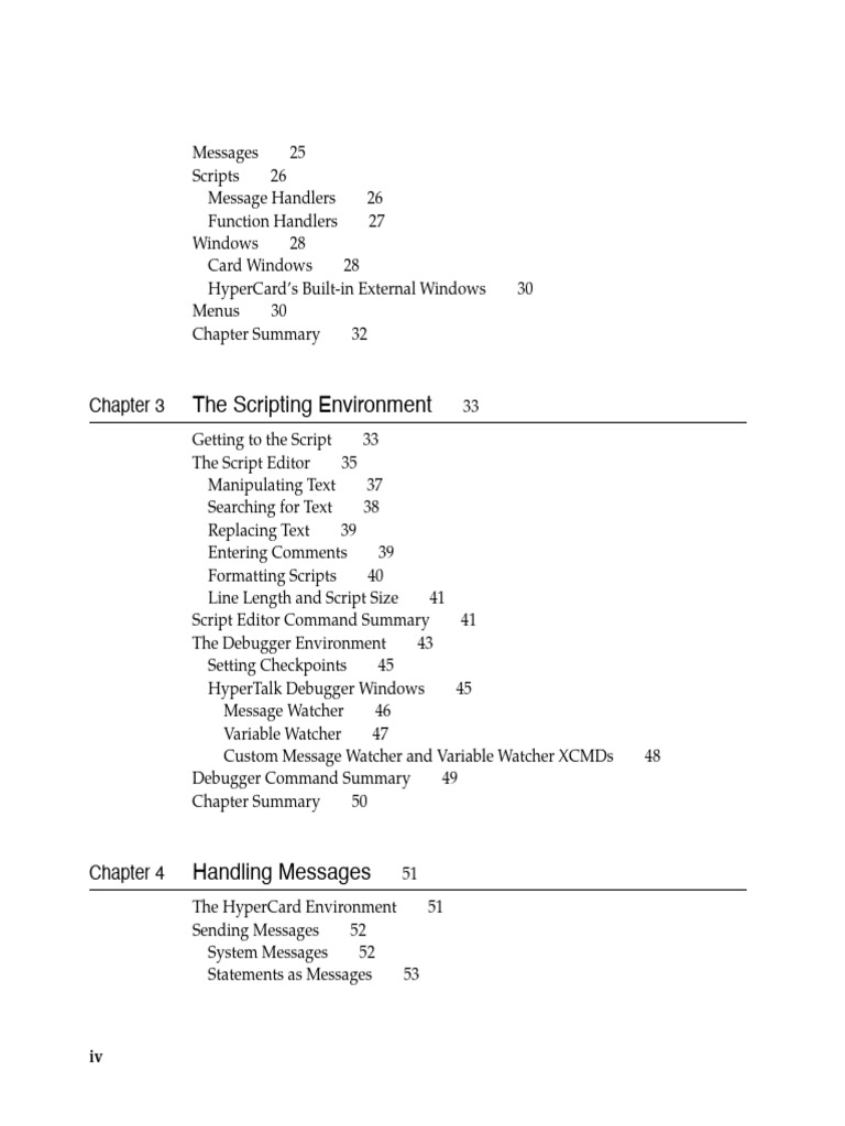 HyperCard - Script - Language - Guide - 1 (Dragged) 4 | PDF