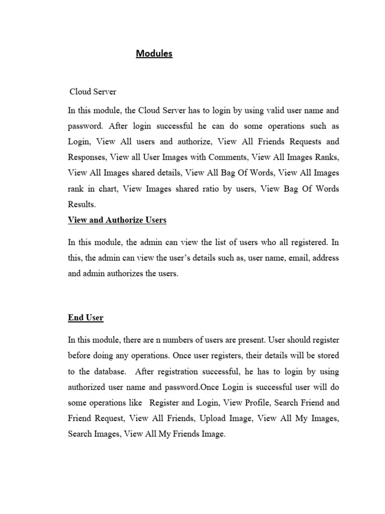 Cloud Server User Management System | PDF