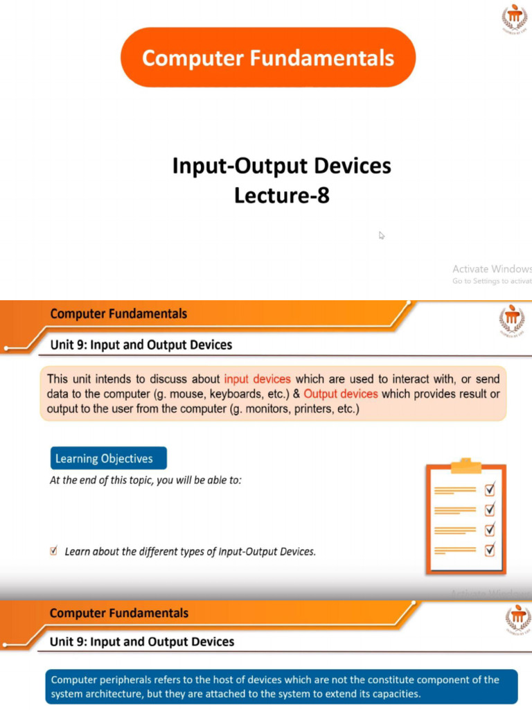 UNIT 09 COMPUTER FUNDAMENTALS Live Class | PDF