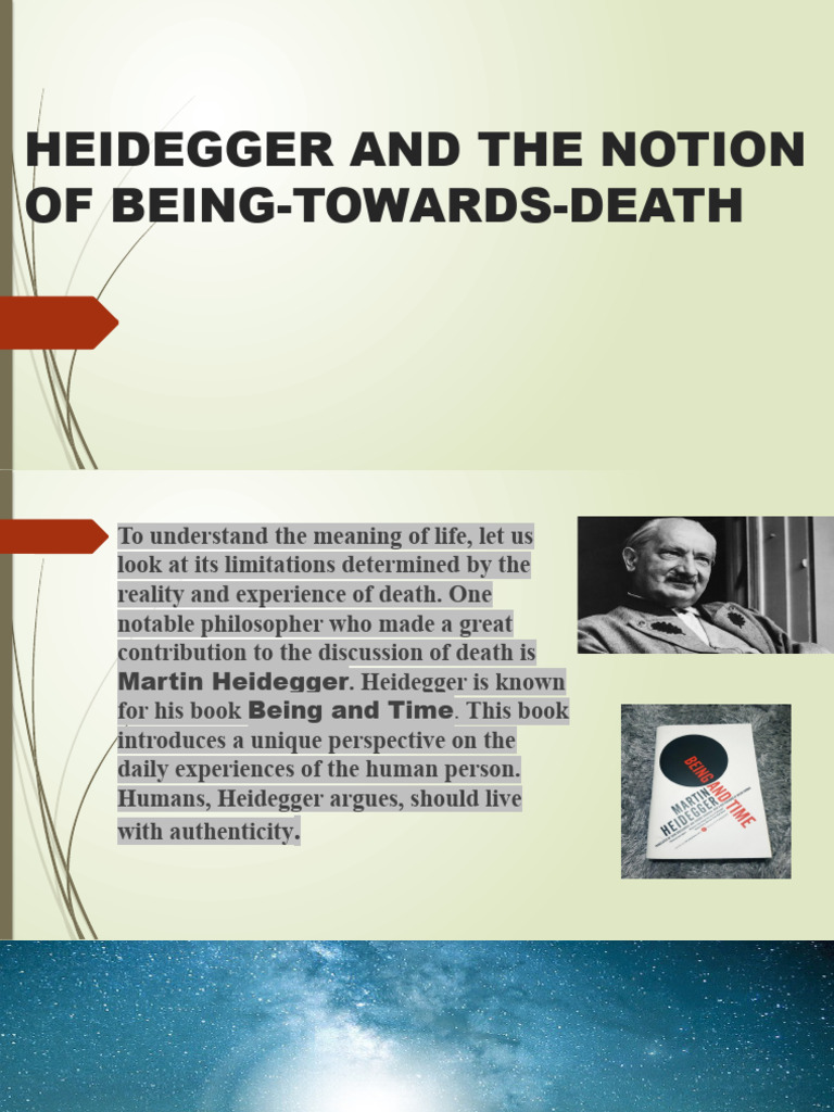 Heidegger's Being-Towards-Death Concept | PDF