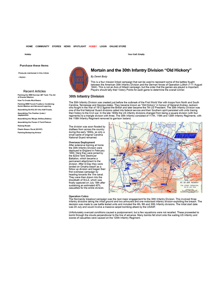 Mortain Campaign | PDF | Military | Military Organization
