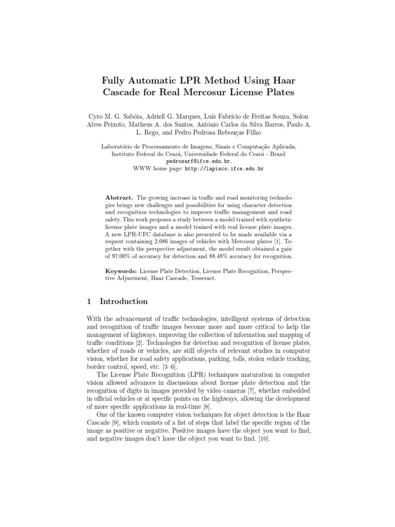 Isda 2022 Fully Automatic Lpr Pdf Optical Character Recognition
