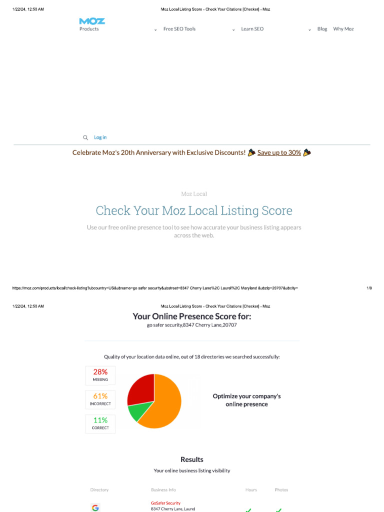 SEO - Fix These Local Listings | PDF