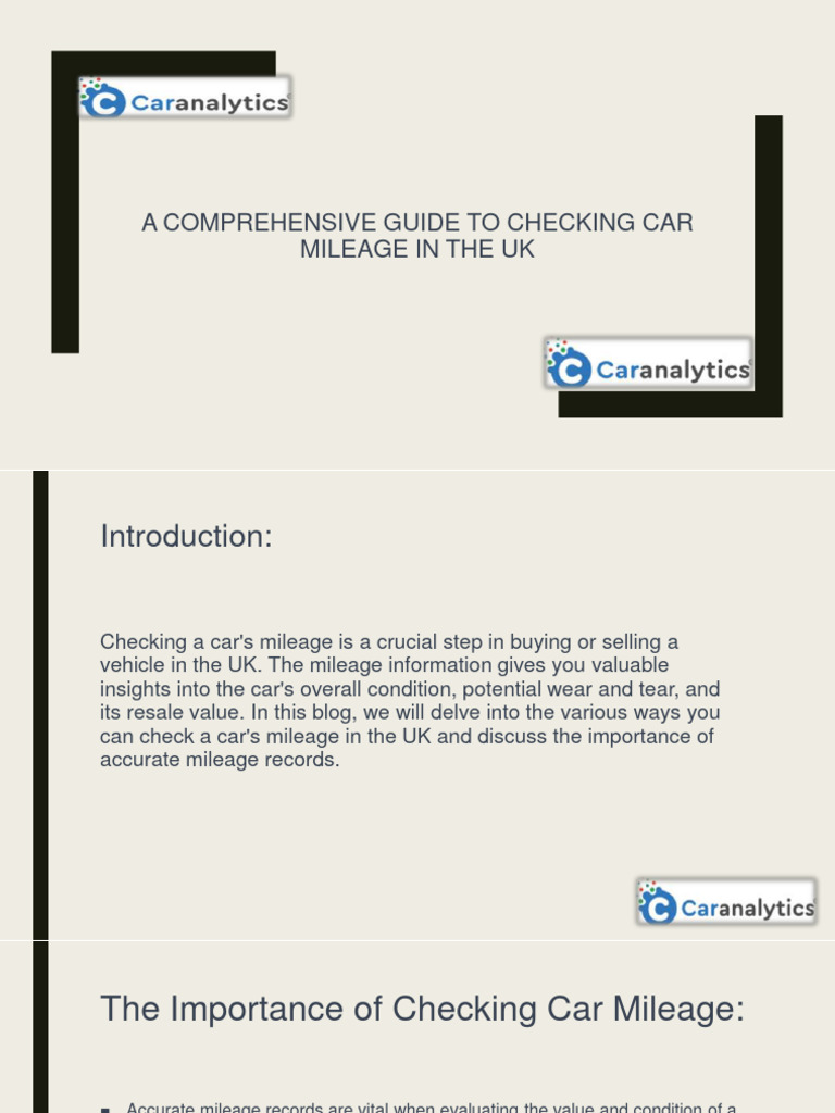 Car Mileage Check | PDF | Fuel Economy In Automobiles | Vehicles