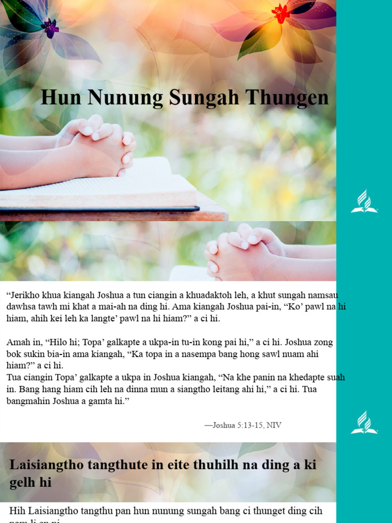 Hun Nunung Sungah Thungen | PDF