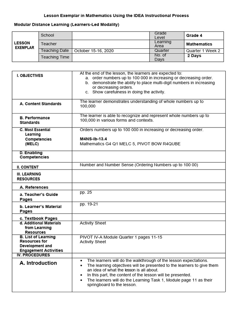 Le Q1G4W2 5 | PDF | Learning | Behavior Modification