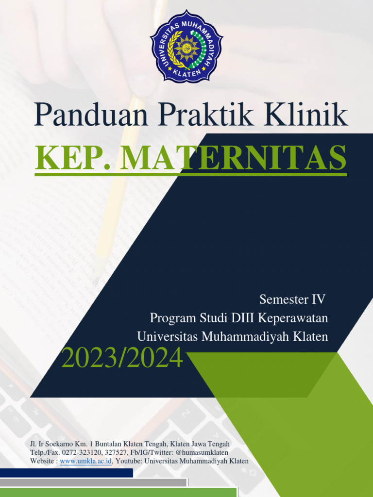 Panduan Praktik Klinik Kep. Mater 23 - 24 | PDF | Kesehatan Holistik