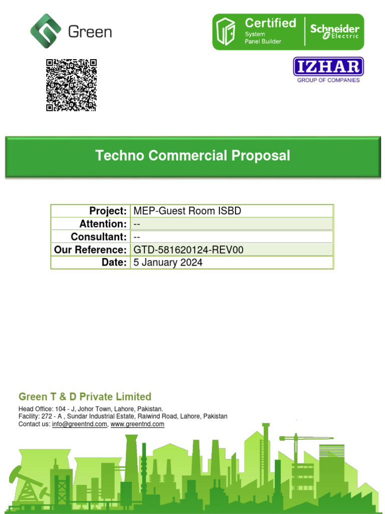 Techno Commercial Offer GTD 581620124 REV00 | PDF | Taxes | Prices