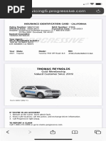 Progressive Insurance ID Card For Residence Purpose (Utility Bill ...