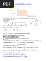Exercice corrigé : Circuit RLC forcé | PDF | Tension électrique ...