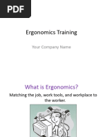 10 Principles of Ergonomics | PDF | Chair