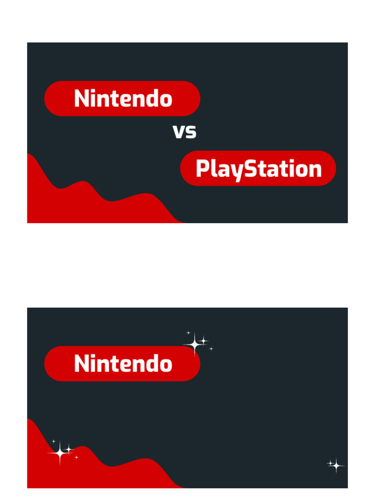 Ninetendo Vs Playstation | PDF | Play Station | Wii