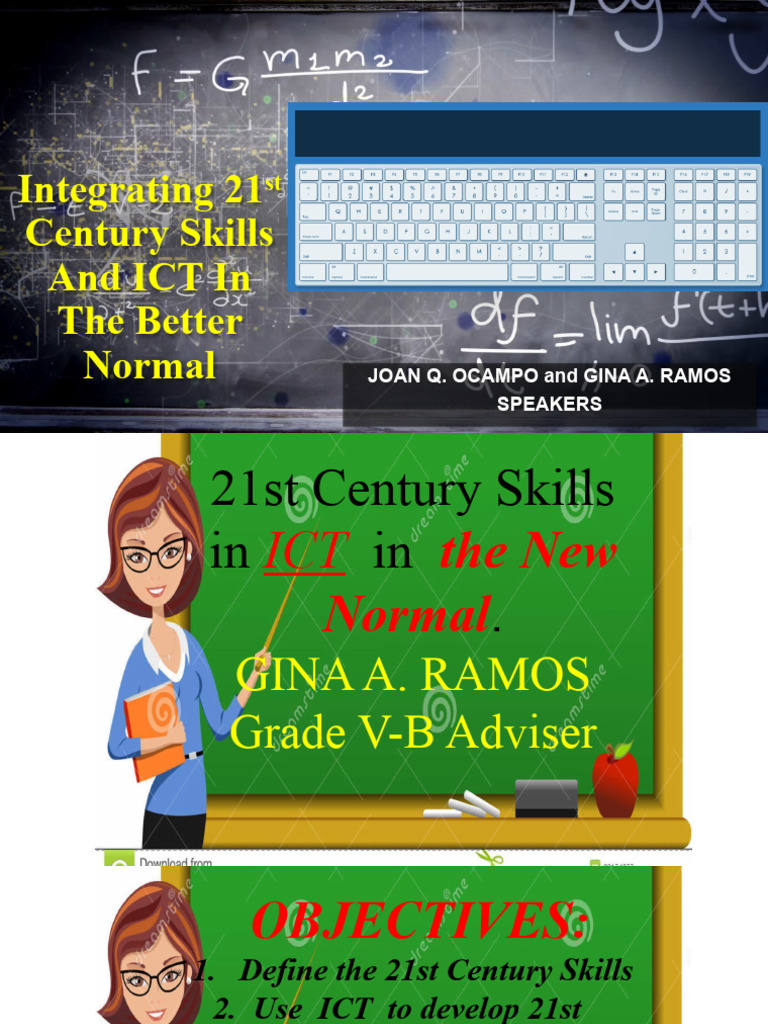 Integrating 21st Century Skills and Ict in The Better Normal | PDF