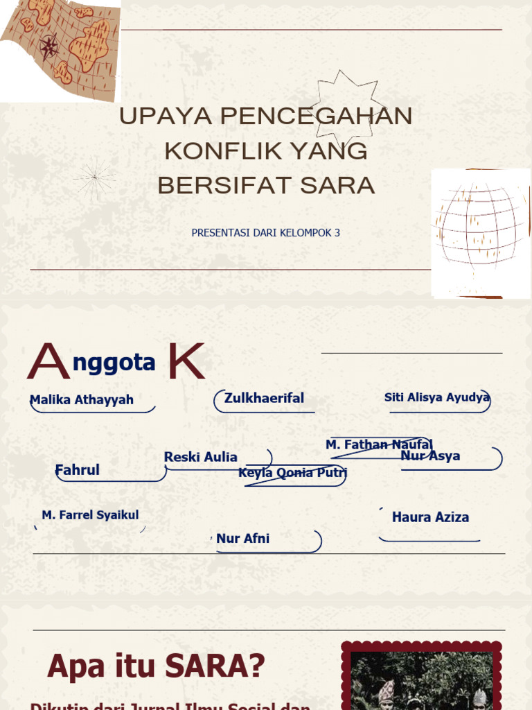 Upaya Pencegahan Konflik Bersifat Sara | PDF