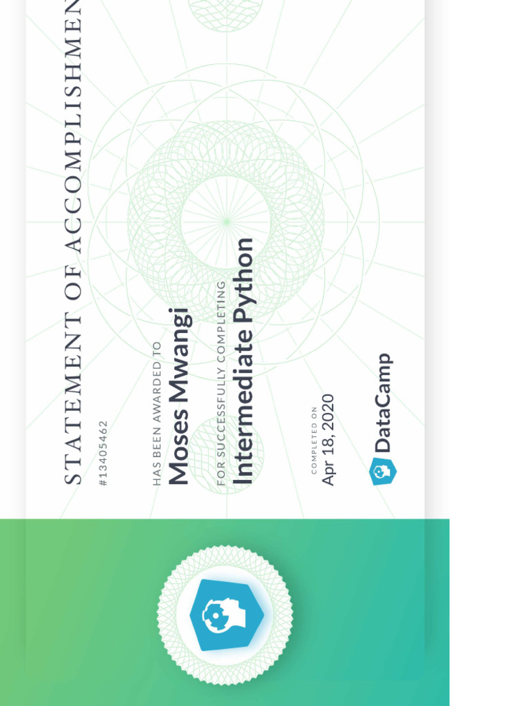 Data Science Python Intermediate Data Camp | PDF