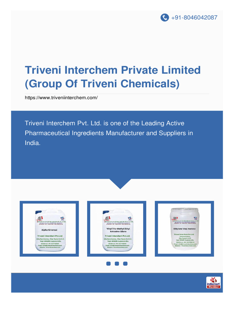 Triveni Interchem Private Limited Group of Triveni Chemicals | Download ...
