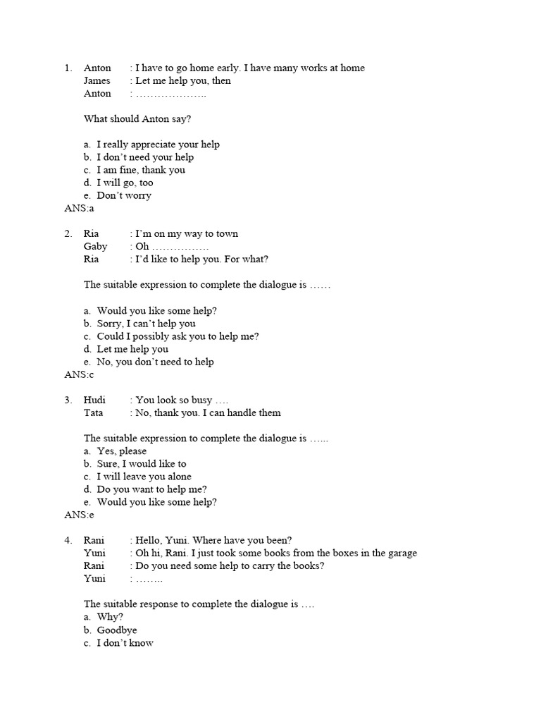 English Conversation Practice | PDF