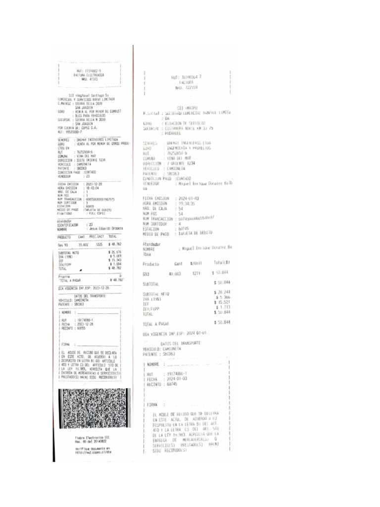 Plantilla para Rendicion de Boletas | PDF