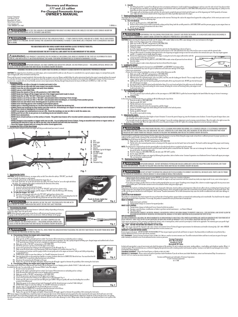 Crosman Maximus | PDF | Gun Barrel | Trigger (Firearms)