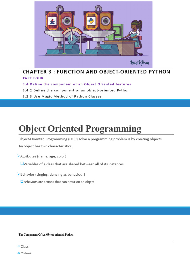 DFP40203 Python Chapter3 Part4 OO v2.0 | PDF | Method (Computer Programming) | Inheritance ...